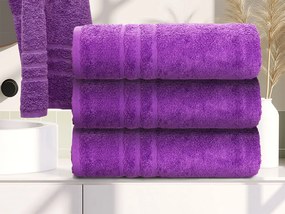 Osuška Comfort 70 x 140 cm fialová, 100% bavlna