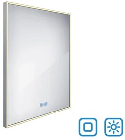 NIMCO ZP 13002VX - LED Koupelnové podsvícené zrcadlo 3000-6500K 80x60 cm IP44