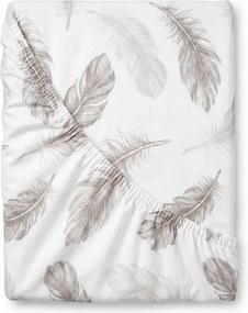 Kvalitex Bavlněné napínací prostěradlo Shelby bílá, 90 x 200 cm