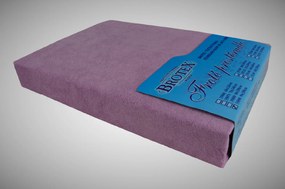 Brotex Froté prostěradlo světle fialové 120x200