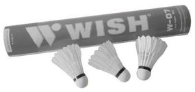 Míček badminton WISH -peří 805 - bílá