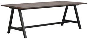 OnaDnes -20% Hnědý dubový jídelní stůl ROWICO CARRADALE II. 220 x 100 cm