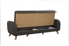 Hanah Home Set křesla a pohovky HERA antracitový 237 cm