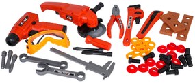RKToys Dětská sada nářadí s taškou 42 dílů