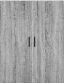 Skříň highboard šedá sonoma 69,5 x 34 x 180 cm kompozitní dřevo 3196033
