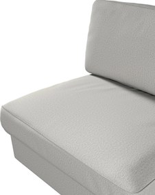 Potah na neskládací křeslo IKEA Kivik barva šedá látka pletený vzor