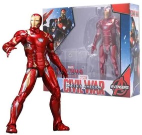 Figurky hrdinů Marvel s vlastním držákem nebo otočným podstavcem Varianta: Iron Man, Civil War + pevný podstavec