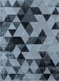BE Koberec Lagos 1700 GREY - šedý obdélníkový Rozměr: 80x150 cm