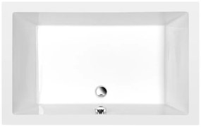 Polysan Deep - Hluboká sprchová vanička s konstrukcí, 1200x750x260 mm, bílá 78796