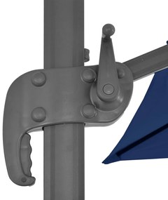 Konzolový slunečník s hliníkovou tyčí 4x3 m azurově modrý - Default Title