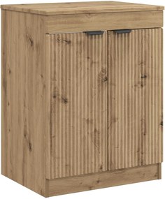 Sada koupelnového nábytku Dub artisan Kompozitní dřevo 3404231
