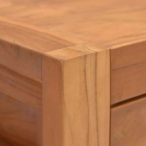 TV stolek 140 x 40 x 45 cm teakové dřevo 325273