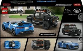 LEGO® Speed Champions 77264 Jaguar Project 7 a Land Rover Defender / P