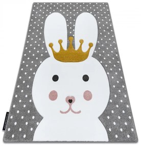 Dywany Łuszczów Dětský kusový koberec Petit Bunny grey ROZMĚR: 140x190