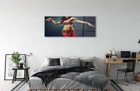 akrylový obraz žena tančí 120x60 cm