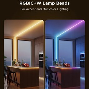 Govee - LED RGBICW Stmívatelný pásek COB 3780 diod 3m Wi-Fi Matter