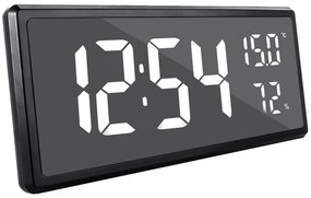 JVD DH308.3 - Stále svítící digitální hodiny s vynikající čitelností a měřením teploty a vlhkosti