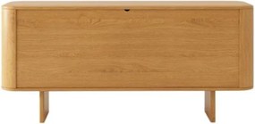 Komoda z dubového dřeva v přírodní barvě 160x76x45 cm Charlotte – Micadoni