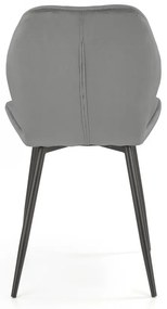 Designová židle Noel šedá
