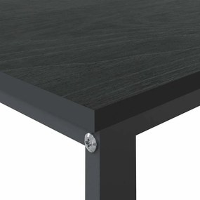 Počítačový stůl černý 110 x 60 x 73 cm dřevotříska 30200