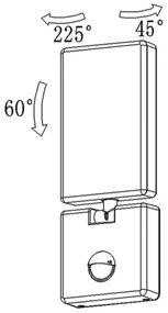 Top Light Faro C PIR - LED Reflektor se senzorem FARO LED/15W/230V IP65 černá