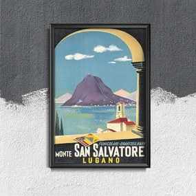 Dekorativní plakát Švýcarsko san salvator