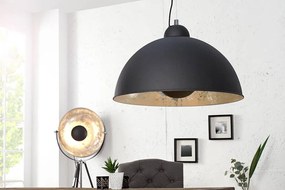 Lampa Atelier černo-stříbrná