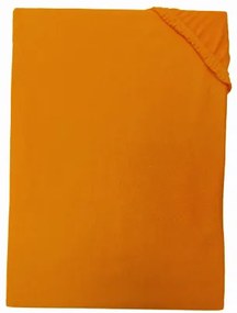 Prostěradlo jersey oranžová TiaHome - 120x200cm