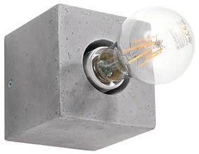 Sollux | Sollux SL.0682 - Nástěnné svítidlo ABEL 1xE27/60W/230V beton | SLX0429