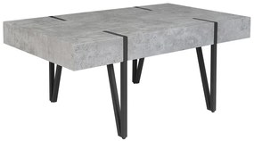 Konferenční stolek ve světle šedém/betonovém odstínu ADENA Beliani