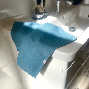 Lněný ručník / osuška -  Petrolová (Petrol) Rozměr mix: 95x150 cm