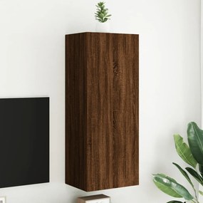 Nástěnná TV skříňka hnědý dub 40,5x30x102 cm kompozitní dřevo - Default Title