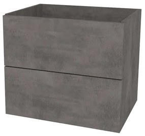 Mereo Ponte, koupelnová skříňka 61 cm, Multidecor, Beton tmavě šedý CN290SBET2