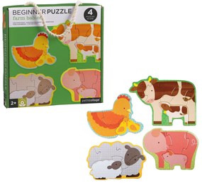 Petit Collage První puzzle zvířátka z farmy