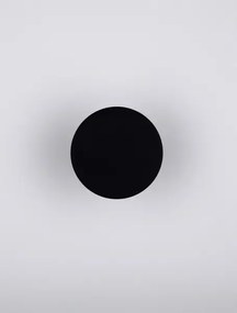 LED černá svítilna na zeď Nano