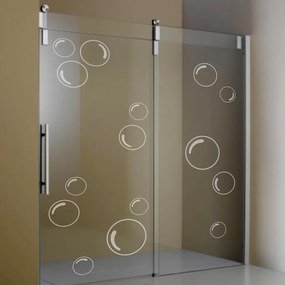 WALLVINIL Samolepky na sklo a sprchové kouty - Bubliny Velikost: Velká sada (22 bublin)