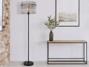 Stojací lampa Gorley 152 cm,  skleněné tyčinky