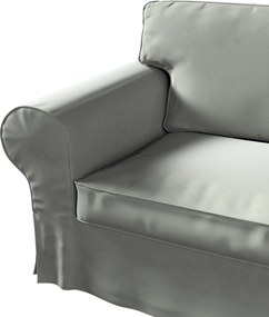 Potah na pohovku IKEA Ektorp 2-místná s lenoškou barva šedá látka lesklé, sametová