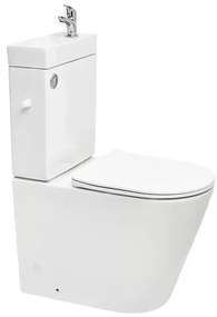 WC kombi komplet s umývátkem včetně ventilu SAT Brevis vario odpad SATBRE34