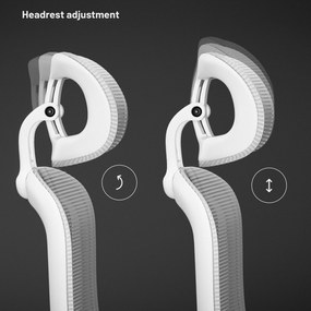 Ergonomická kancelářská židle světle šedá Diablo V-Light