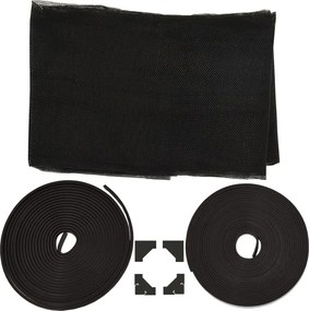 vidaXL Magnetická okenní síť proti hmyzu 130 x 150 cm [153855] Barva: antracitová
