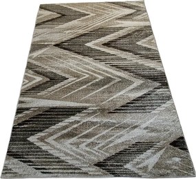 HU Béžovo-hnědý abstraktní koberec Rio 519-Beige-Cream Rozměr: 60x100 cm