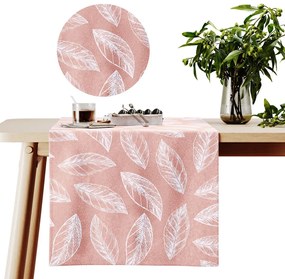 Ubrus AmeliaHome CALM světle růžový 40 x 140 cm