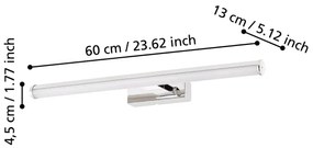 Eglo 97082 - LED Koupelnové osvětlení zrcadla VADUMI 1xLED/11W/230V IP44