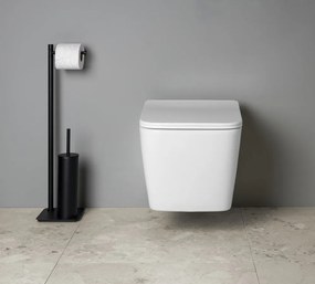 Sapho Sapho, PORTO závěsná WC mísa, Vortex Rimless, 36x52cm, bílá, PZ102V