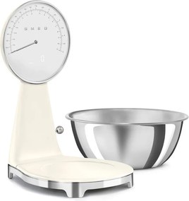 Krémová plastová digitální kuchyňská váha – SMEG