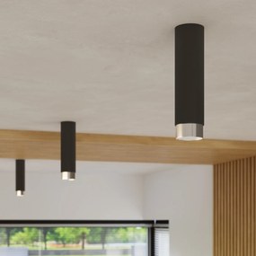 Sollux Lighting Stropní svítidlo NERO 22,5 černé/chromové