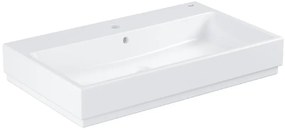 Grohe Cube Ceramic - Umyvadlo s přepadem, 800x490 mm, PureGuard, alpská bílá 3947600H