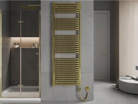 Mexen Hades, elektrické topné těleso 1800 x 600 mm, 900 W, zlatá lesklá, W104-1800-600-2900-50