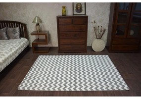 Kusový koberec Nero šedobílý 200x290cm